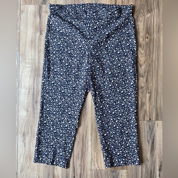 Rafaella | Pants & Jumpsuits | Capri Pants Cheetah Pattern | Poshmark